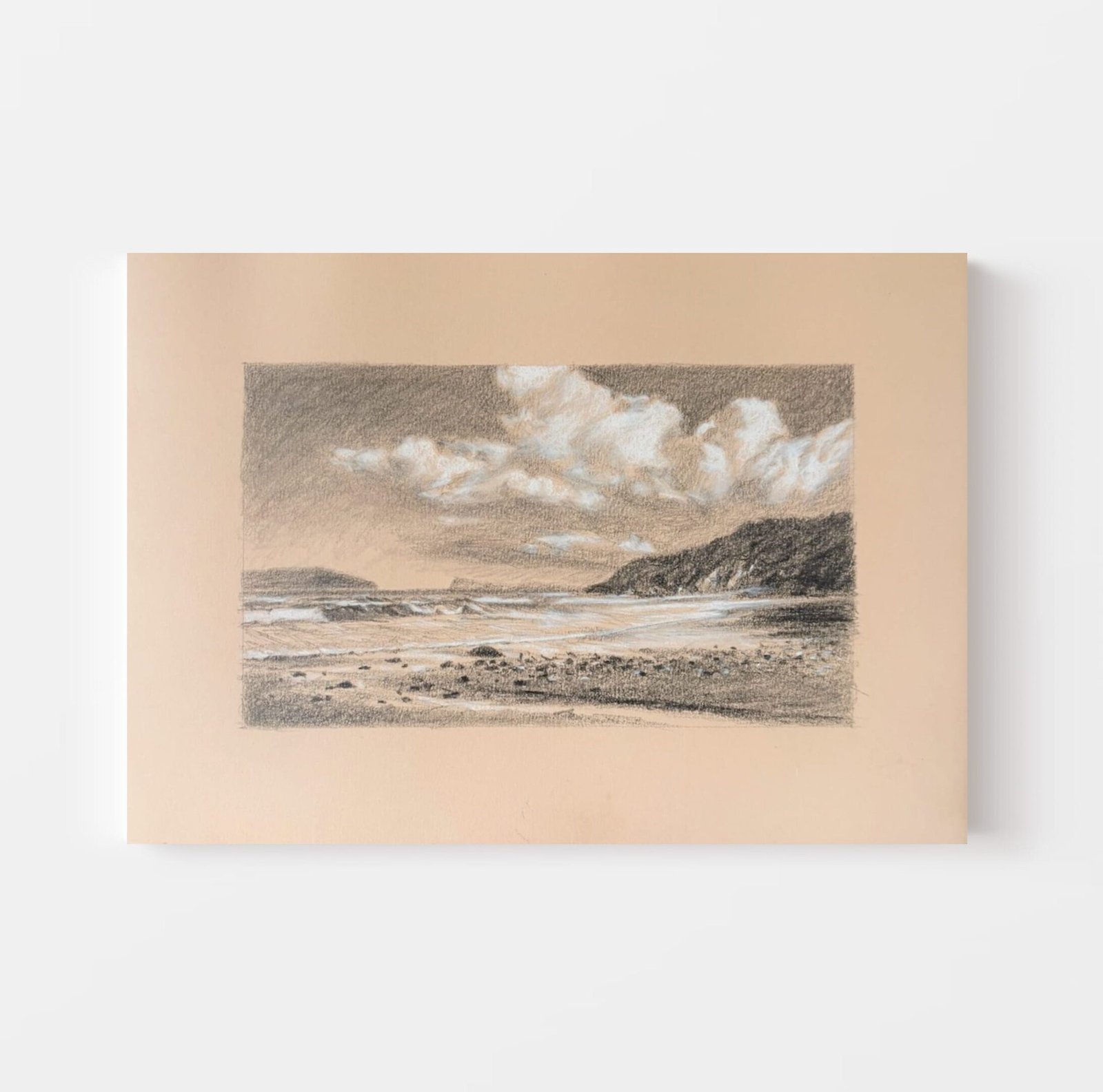 Smugglers Cove drawing - Rosanne Croucher Art